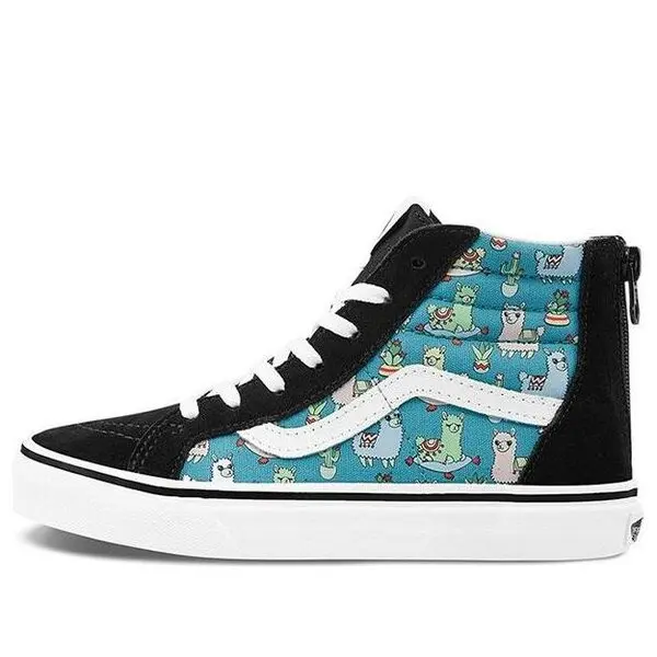 VANS Sk8-hi Sneakers With Graphic Print - Black/green