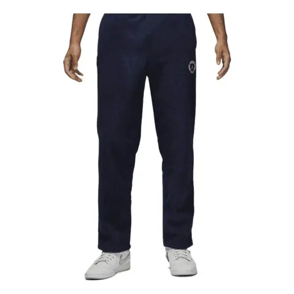 JORDAN X Union Wool Sweat Pants 'college Navy Coconut Milk - Navy Blue
