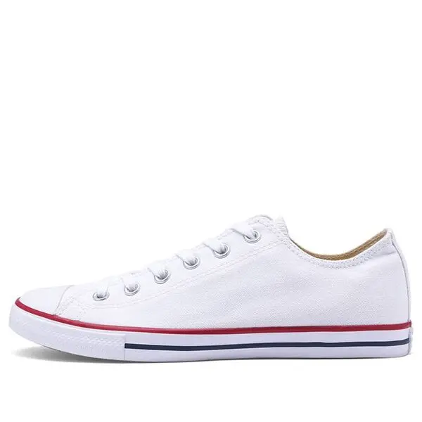 CONVERSE Chuck Taylor All Star Low Top Sneakers - White/red