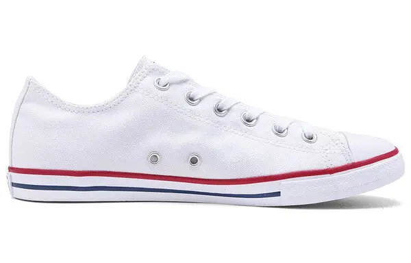 CONVERSE Chuck Taylor All Star Low Top Sneakers - White/red