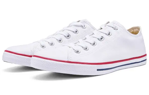 CONVERSE Chuck Taylor All Star Low Top Sneakers - White/red