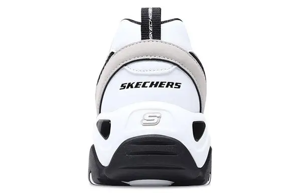 Sketchers D'lites 2.0 Low Top Sneakers - Black/white/grey