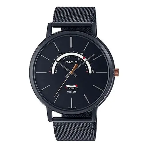 Casio Dress Series Quartz Stainless Steel Strap Watch 43mm - Black