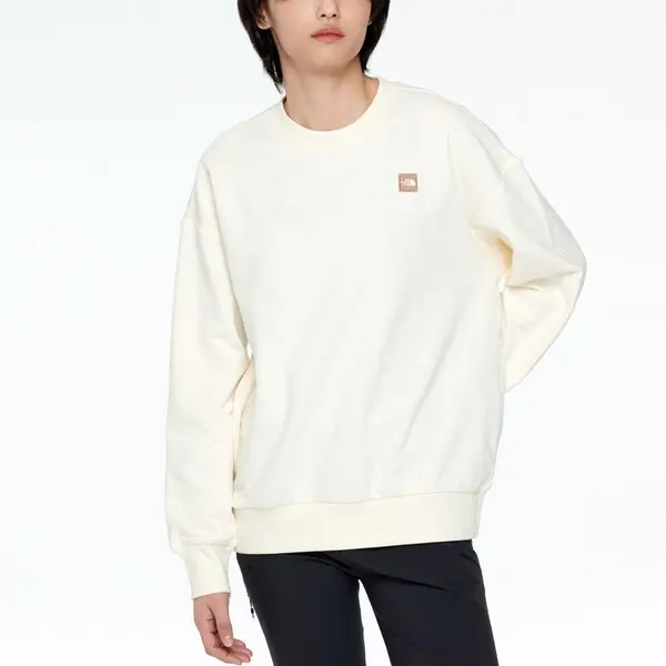 The North Face Patch Crewneck Sweater - Beige