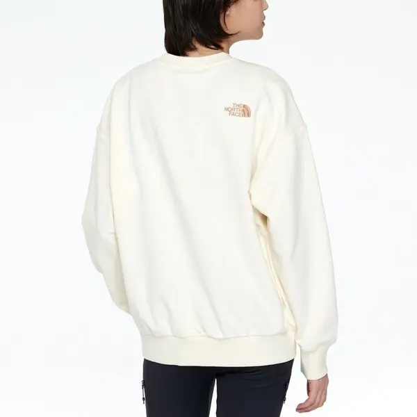 The North Face Patch Crewneck Sweater - Beige