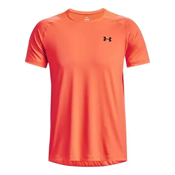 Under Armour Rush Emboss Short Sleeve T-shirt - Orange