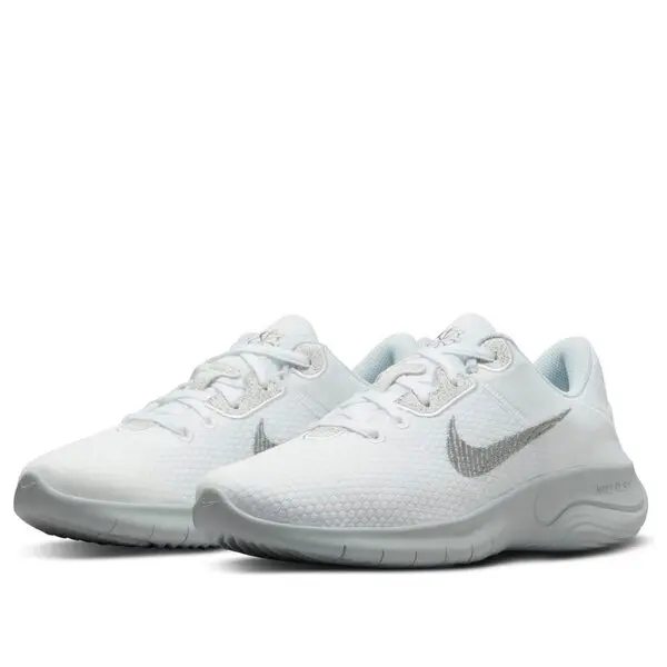 Nike Flex Experience Run 11 Wide Athletic Shoes - White/silver