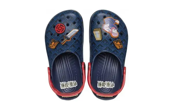 CROCS Jujutsu Kaisen Classic Clogs - Blue/red