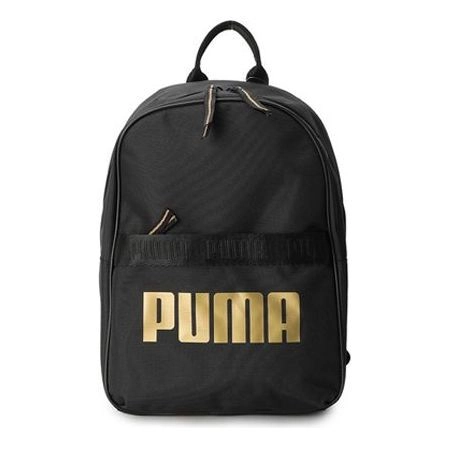 PUMA Core Base Backpack - Black/gold