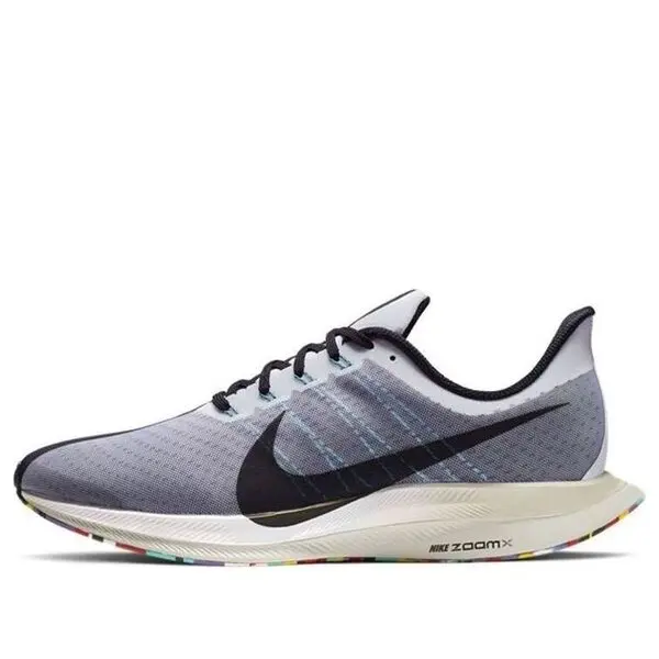 Nike Zoom Pegasus Turbo Athletic Sneakers - White/black-hyper Jade-hyper Grape