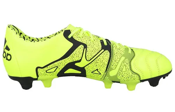 Adidas X 15.1 Fg/ag Leather Soccer Cleats - Green/black