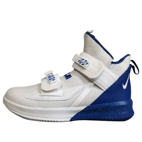 Nike Lebron Soldier 13 Tb High Top Sneakers - White/blue