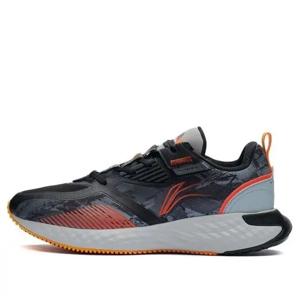 LI-NING Plus Grey Orange Sneakers - Grey/orange