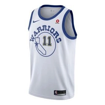 Nike Nba Golden State Warriors #11 Basketball Jersey - White