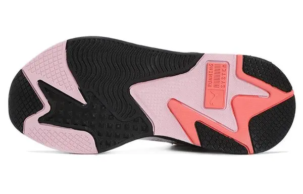 PUMA Rs-x3 Twill Air Mesh Sneakers - Gray/pink