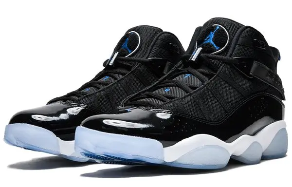 JORDAN Air 6 Rings 'space Jam' Sneakers - Black/hyper Royal-white