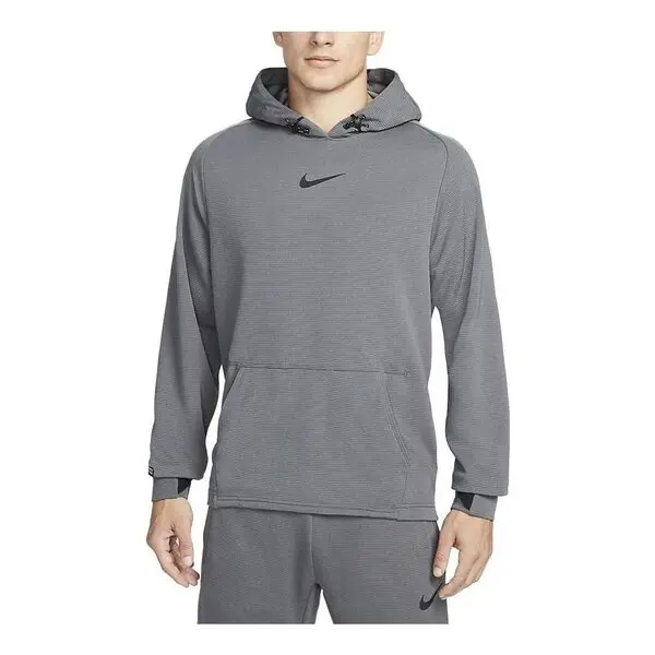 Nike Pro Fleece Training Hoodie - Dark Grey