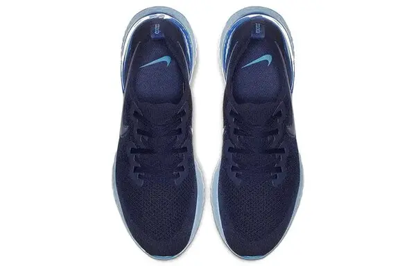 Nike Epic React Flyknit 2 Athletic Sneakers - Blue Void-indigo Force-black