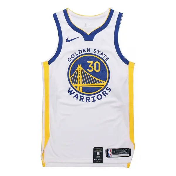 Nike Nba Golden State Warriors Stephen Curry Basketball Jersey - White