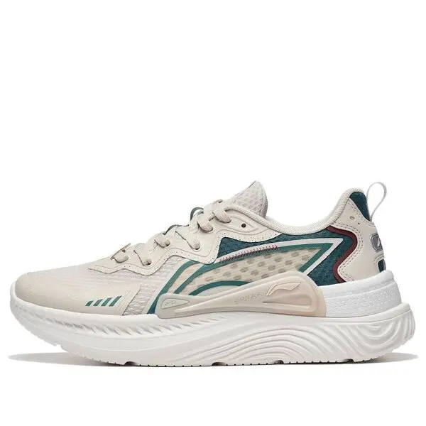 LI-NING Qingyou Sneakers - Beige/green/white