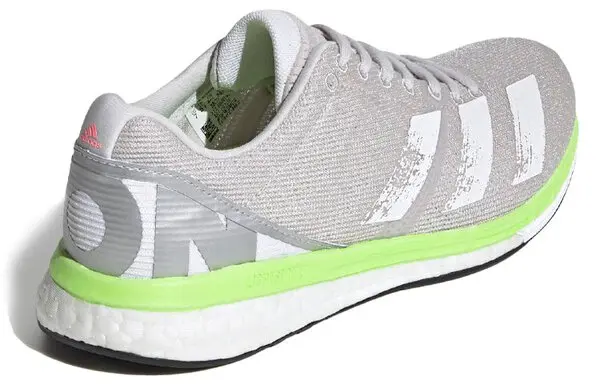 Adidas Adizero Boston 8 Athletic Sneakers - Grey/white/green
