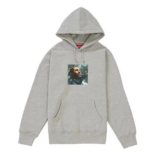 Supreme Marvin Gaye Hooded Sweatshirt - Grey