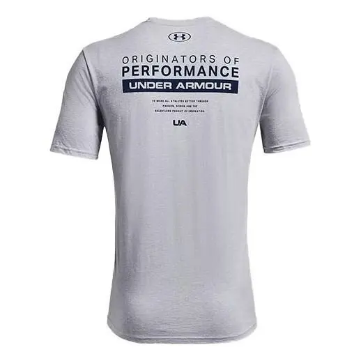 Under Armour Bar Originators Of Performance Short Sleeve Shirt - Gray