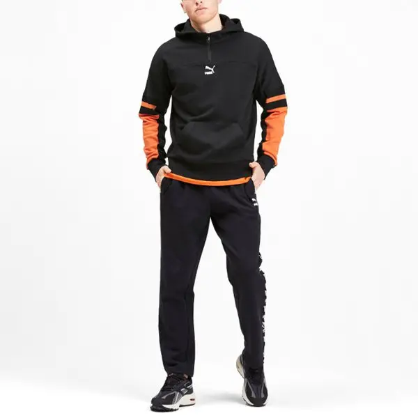 PUMA Colorblocked Half Zip Hoodie