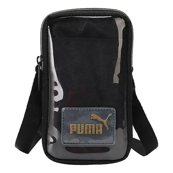 PUMA Pop Sling Pouch Bag - Black/gold