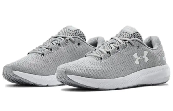 Under Armour Charged Pursuit 2 Athletic Sneakers - Gray/white