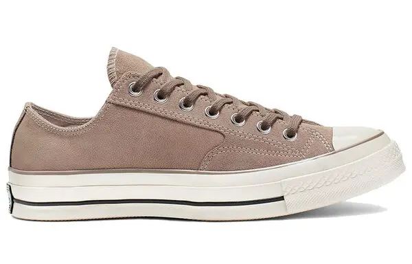 CONVERSE Chuck 1970s Leather Low Top Sneakers - Brown