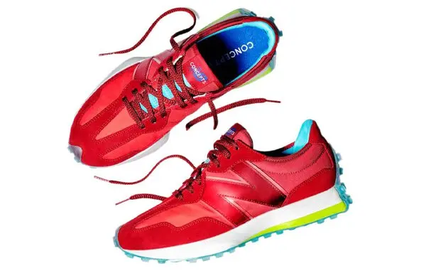 NEW BALANCE Concepts X 327 'cape' Sneakers - Wine Red