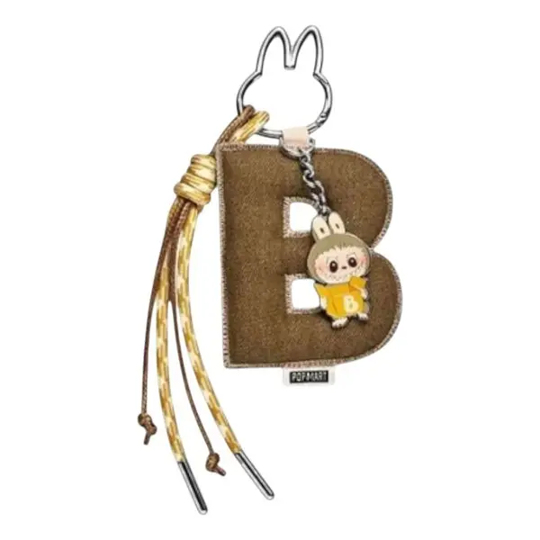 POP MART The Monsters Labubu Pin For Love Letter Pendant 'b - Multi-color