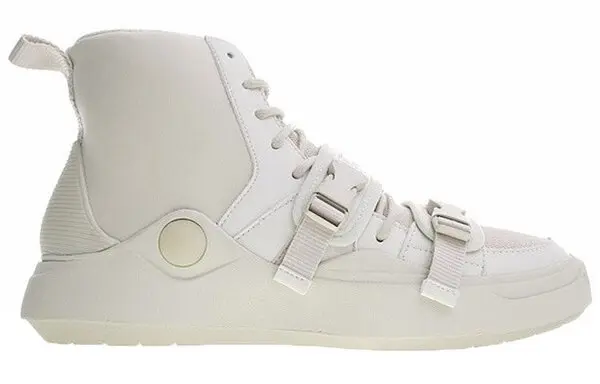 PUMA Abyss Han Beige High Top Sneakers With Buckled Straps