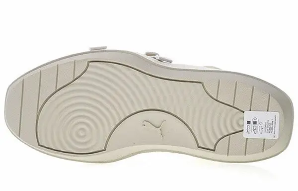 PUMA Abyss Han Beige High Top Sneakers With Buckled Straps