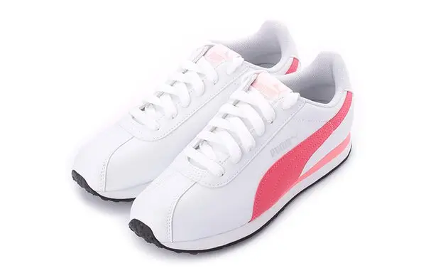 PUMA Turin Lace-up Sneakers - White/pink