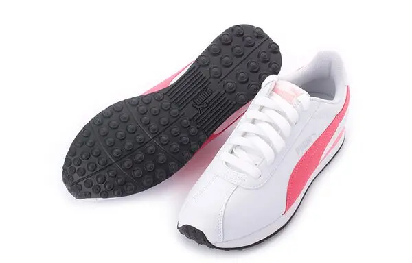 PUMA Turin Lace-up Sneakers - White/pink