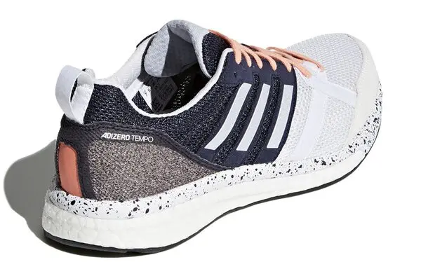 Adidas Adizero Tempo 9 Athletic Sneakers - White/blue