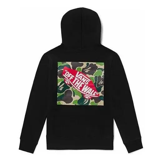 VANS X Bape Camo Pullover Hoodie - Black