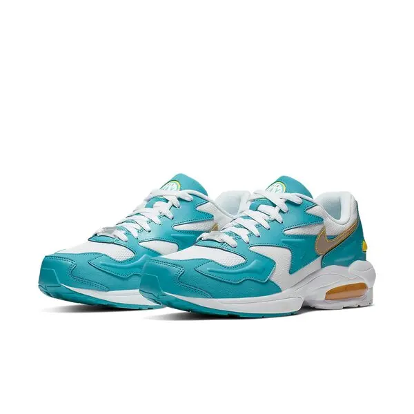 Nike Max 2 Light Sneakers - White/blue