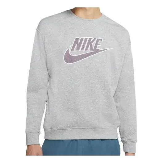 Nike French Terry Crewneck - Gray