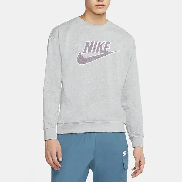 Nike French Terry Crewneck - Gray