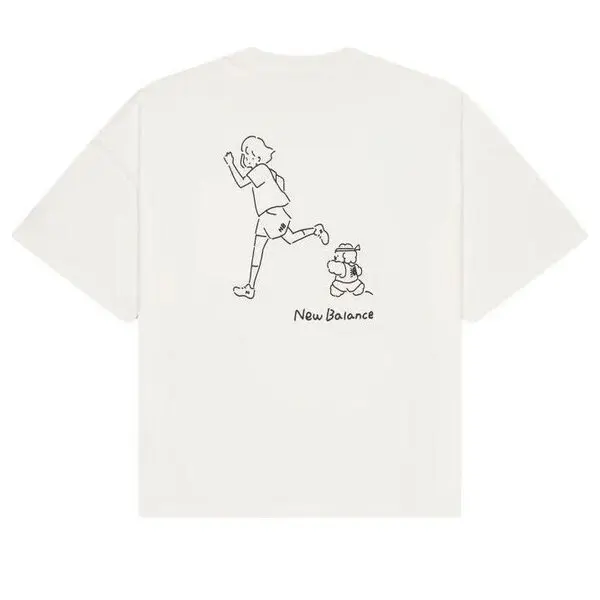 NEW BALANCE Graphic T-shirt - White