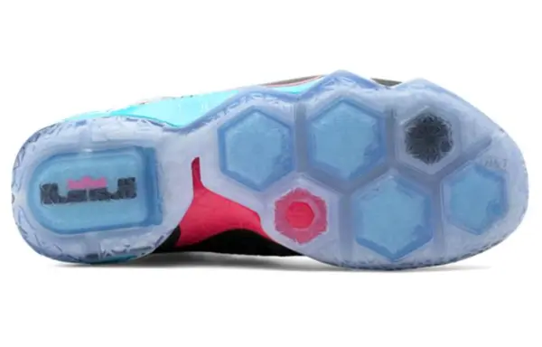 Nike Lebron 12 '23 Chromosomes' Basketball Sneaker - Black/blue