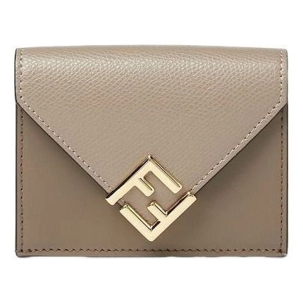 Fendi Ss26 Ff Diamonds Wallet - Grey