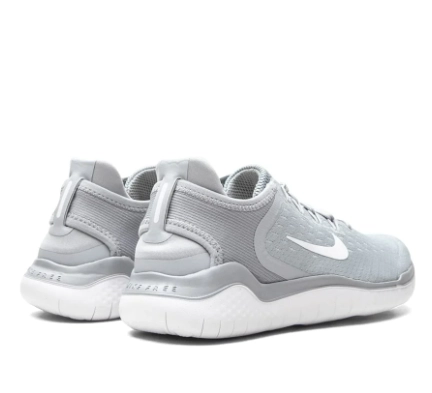 Nike Free Rn 2018 "wolf Grey - Gray/white
