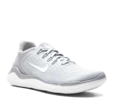Nike Free Rn 2018 "wolf Grey - Gray/white
