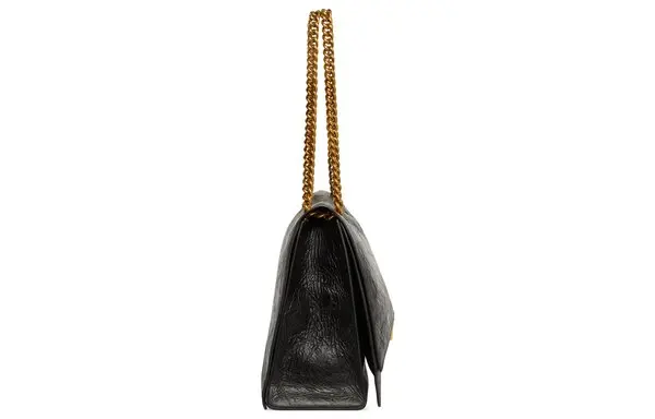 Balenciaga Crush Large Chain Bag - Black
