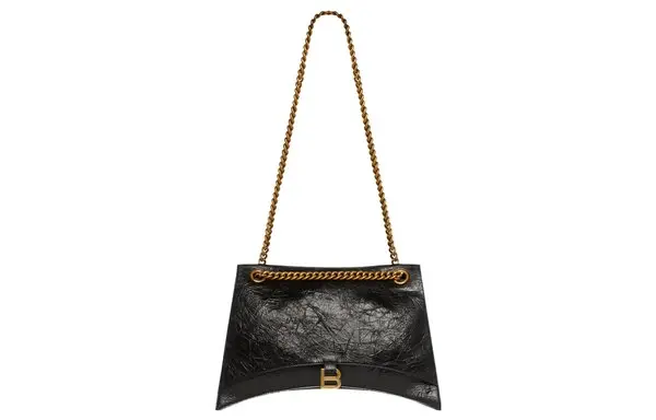 Balenciaga Crush Large Chain Bag - Black