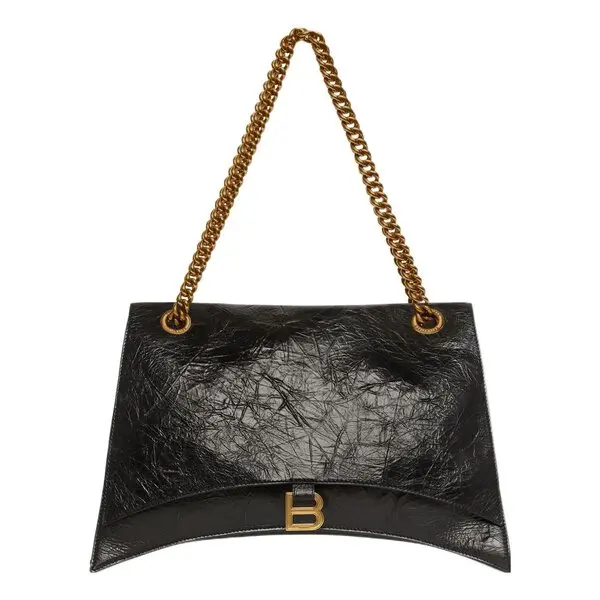 Balenciaga Crush Large Chain Bag - Black